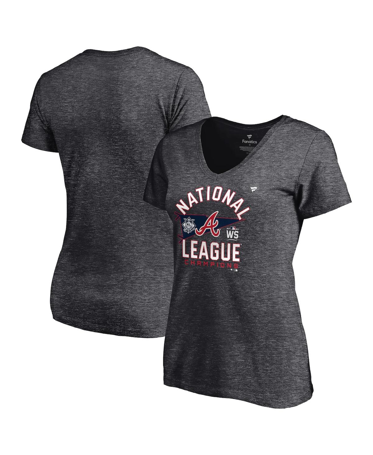 Click here for Womens Heathered Charcoal Atlanta Braves 2021 Nati... prices