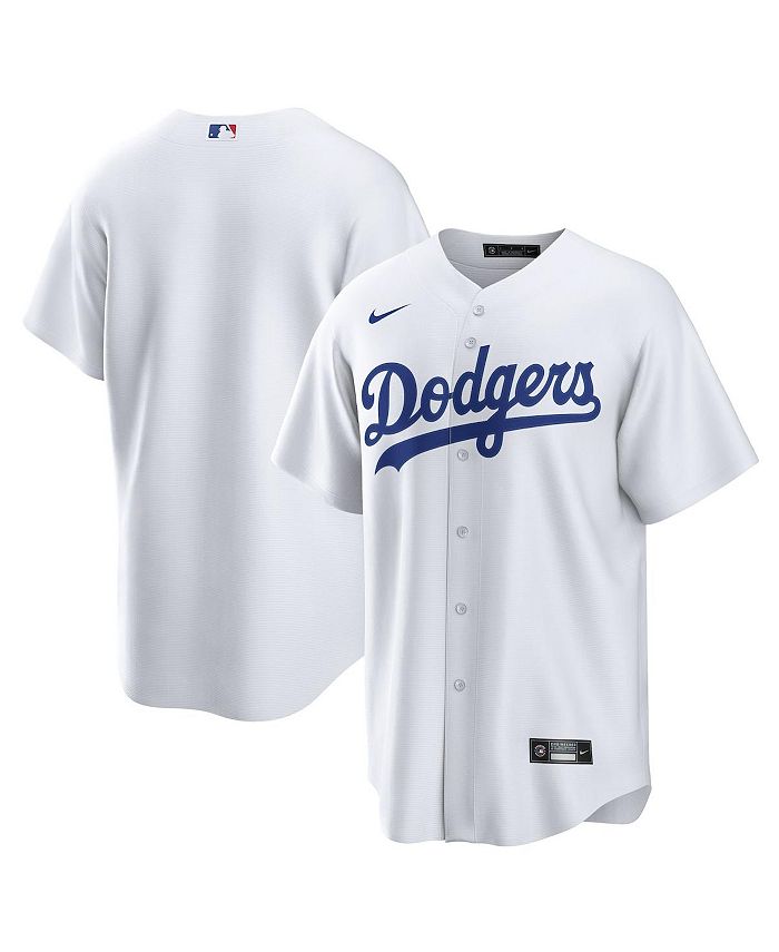 Nike Men's White Los Angeles Dodgers Home Replica Team Jersey - Macy's