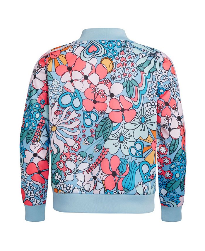 adidas Big Girls All Over Print Tricot Jacket - Macy's