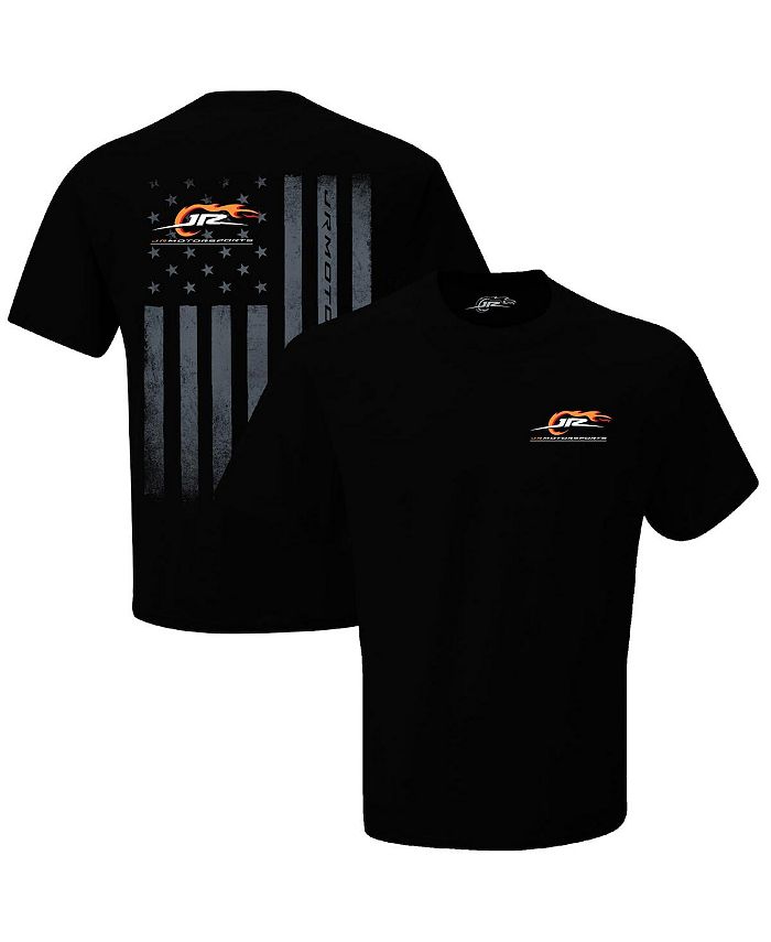 JR Motorsports Official Team Apparel Men's Black JR Motorsports Flag ...