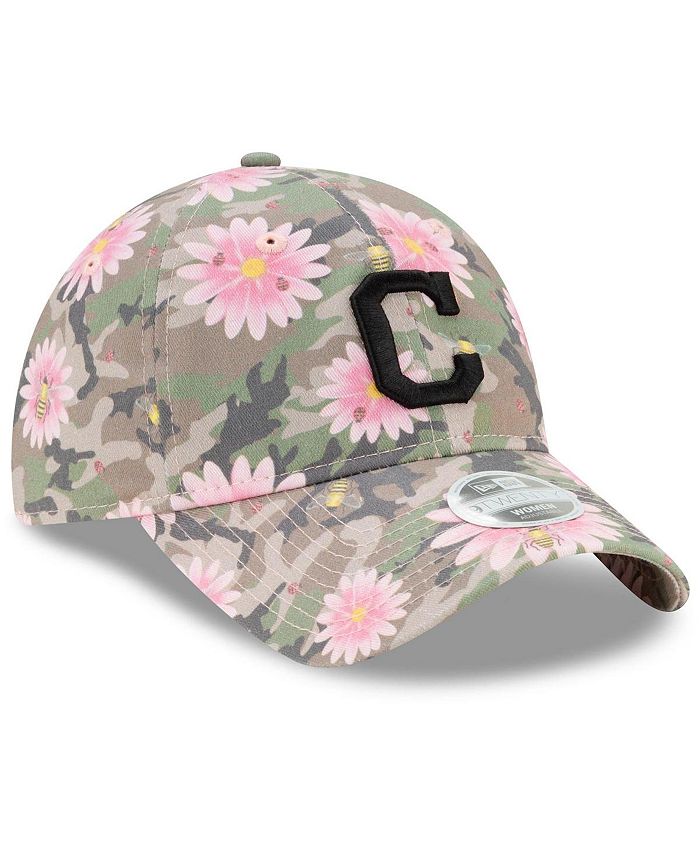 New Era Women's Camo Cleveland Indians Floral Morning 9TWENTY ...