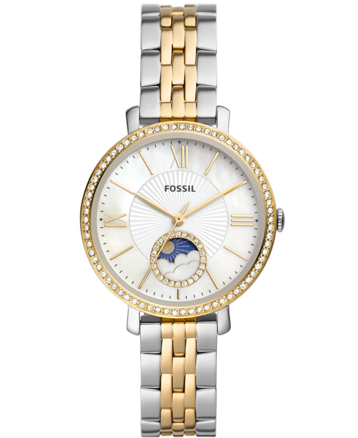 Click here for Fossil Womens Jacqueline Two-Tone Stainless Steel... prices