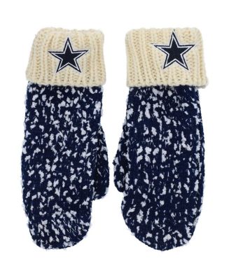 Men's FOCO Navy Dallas Cowboys Confetti Cream Mittens - Macy's