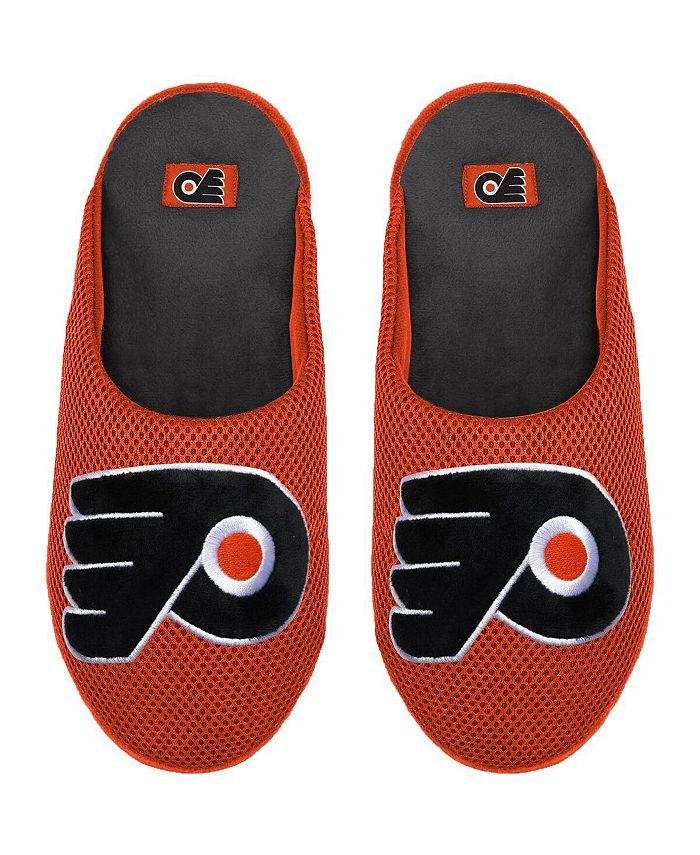 FOCO Men's Philadelphia Flyers Big Logo Colorblock Mesh Slippers - Macy's