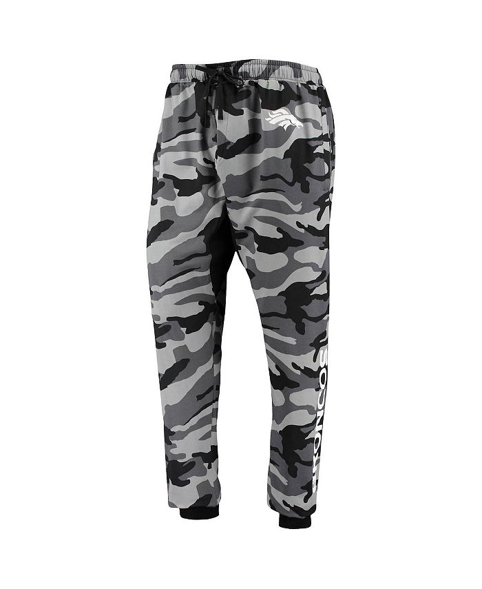 FOCO Men's Black Denver Broncos Camo Jogger Pants - Macy's