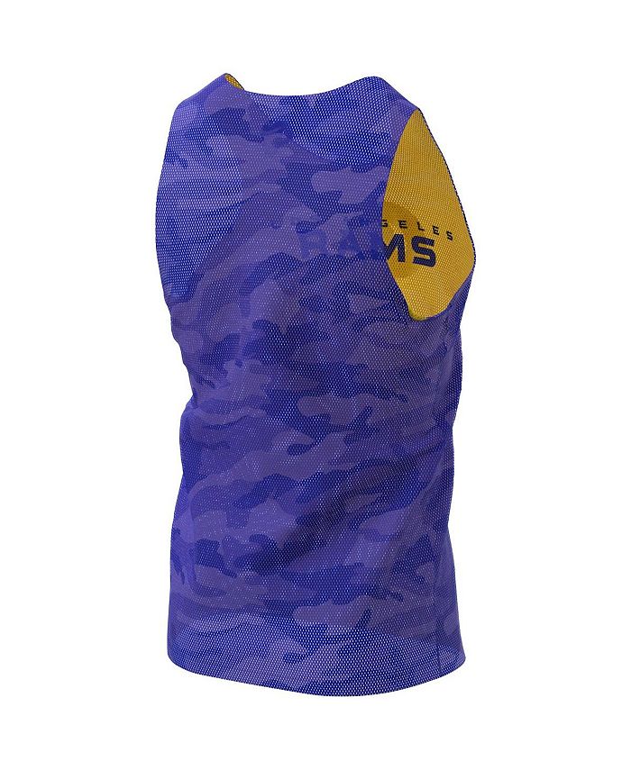 FOCO Men's Royal and Gold Los Angeles Rams Reversible Mesh Tank Top ...