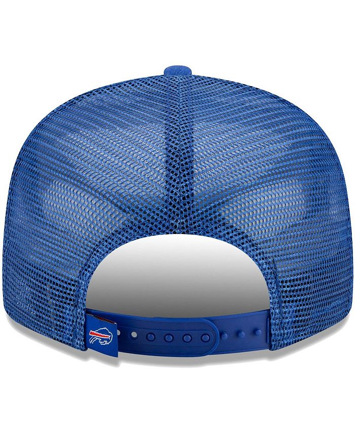 New Era Men's Royal Buffalo Bills Script Trucker 9FIFTY Snapback Hat ...