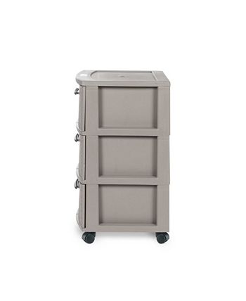 MQ Infinity 3-Drawer Rolling Storage Cart - Macy's