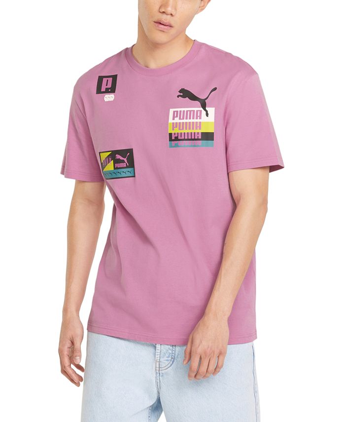 Puma Men's Multi-Logo T-Shirt - Macy's