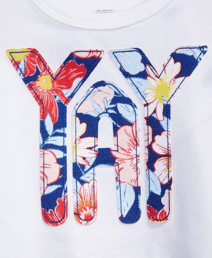 First Impressions Baby Girls Yay-Print Shirt, Created for Macy's - Macy's