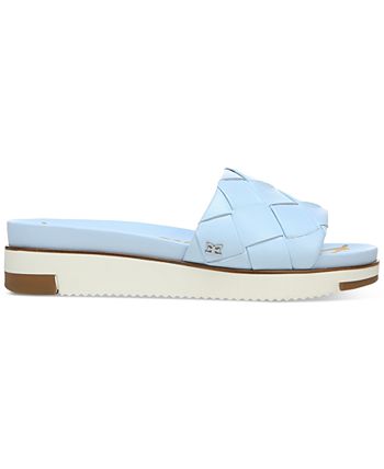 Sam Edelman Women's Adaley Woven Platform Sport Slides - Macy's