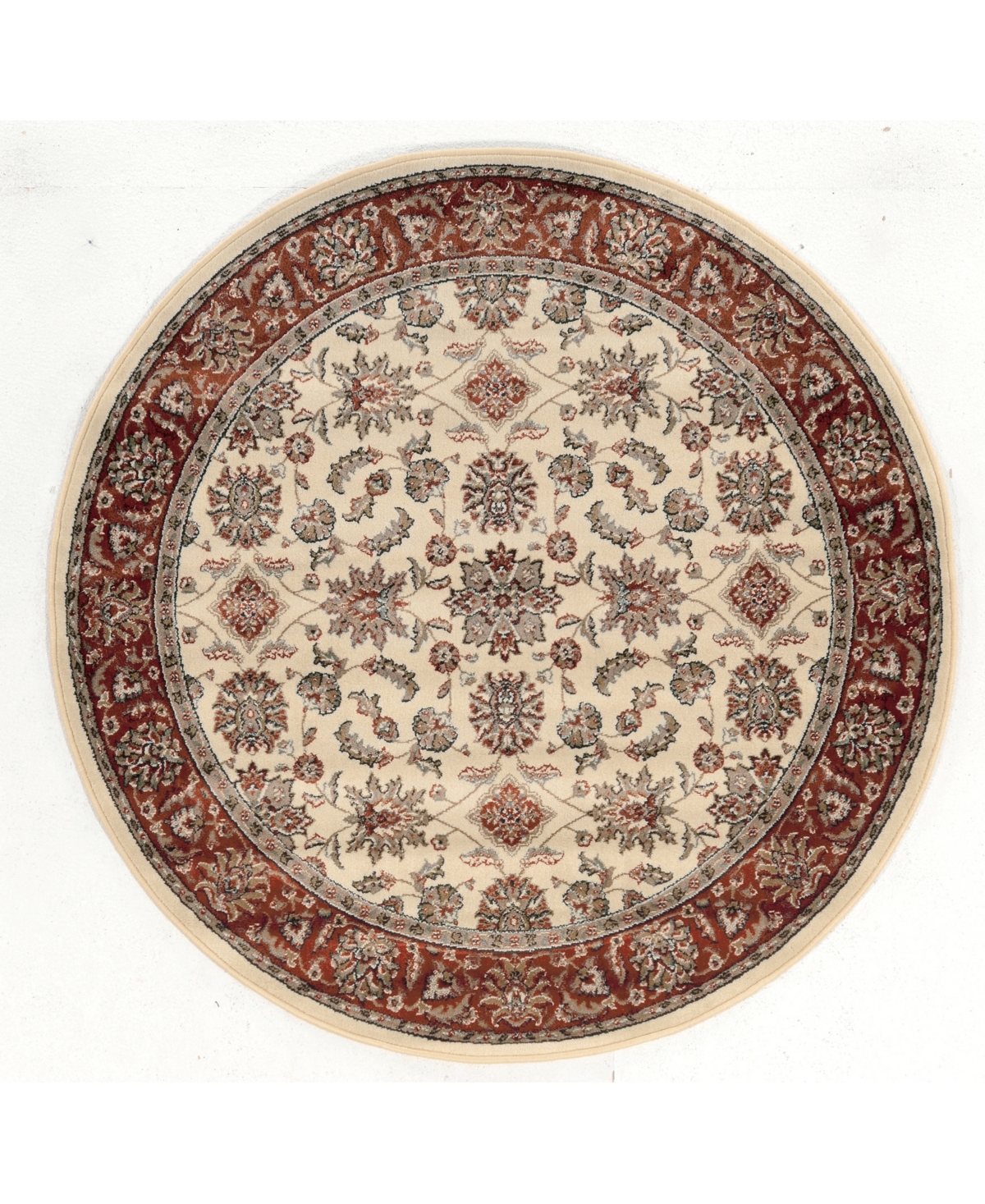 Click here for Closeout! Km Home Pesaro 1592 53 x 53 Round Area R... prices