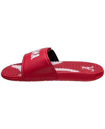 FOCO Men's Alabama Crimson Tide Wordmark Gel Slide Sandals - Macy's