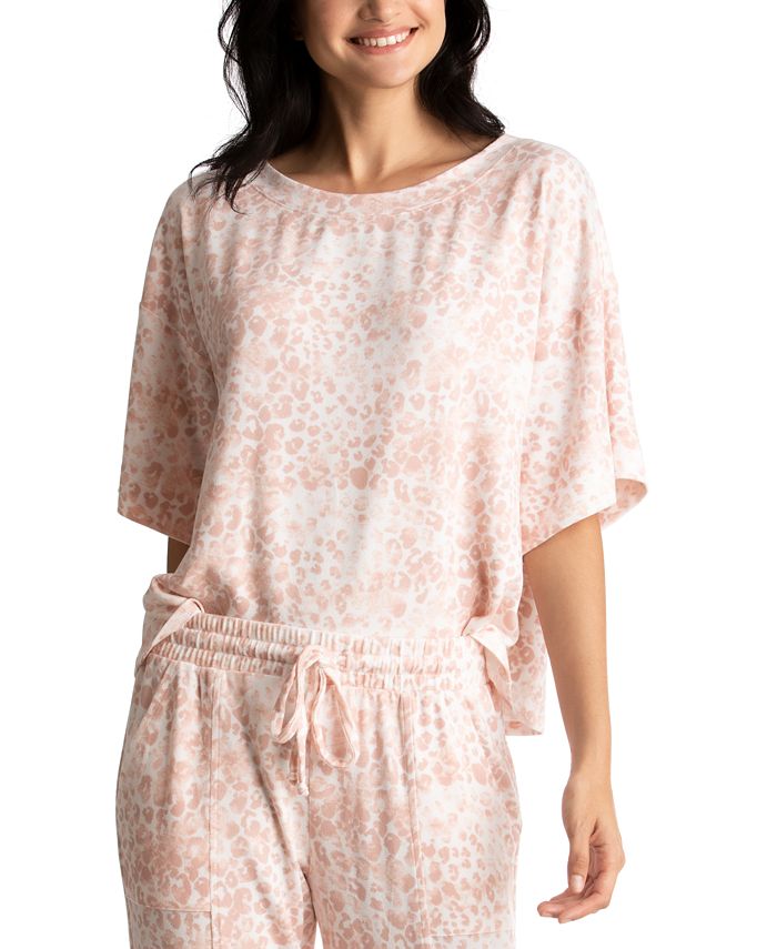 Midnight Bakery Alexis Printed Hacci Lounge Pajama Set - Macy's