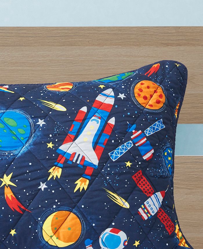 Mi Zone Kids Jason Outer Space Coverlet Set, Full/Queen, 4 Piece - Macy's