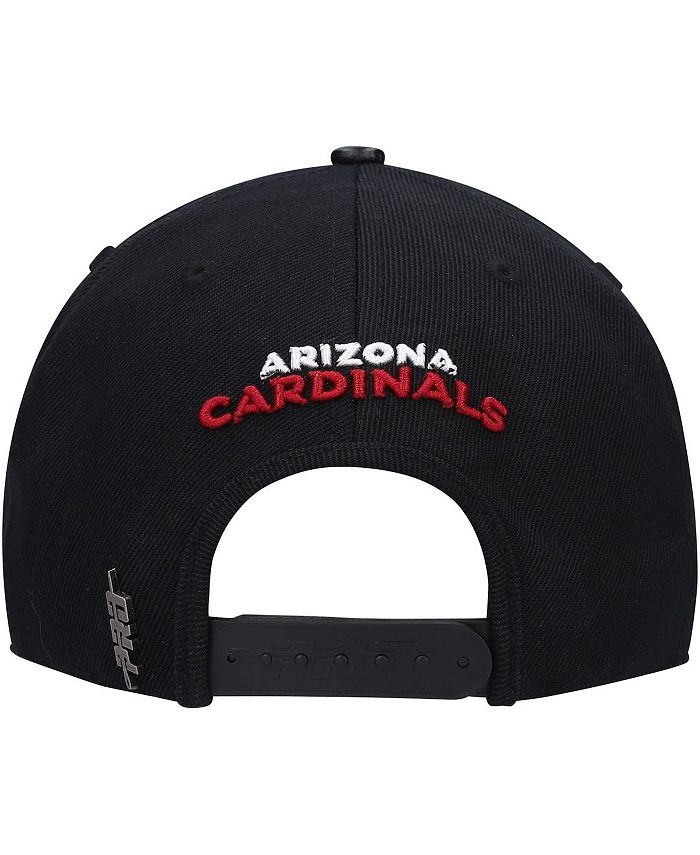 Pro Standard Men's Black Arizona Cardinals Stacked Snapback Hat - Macy's