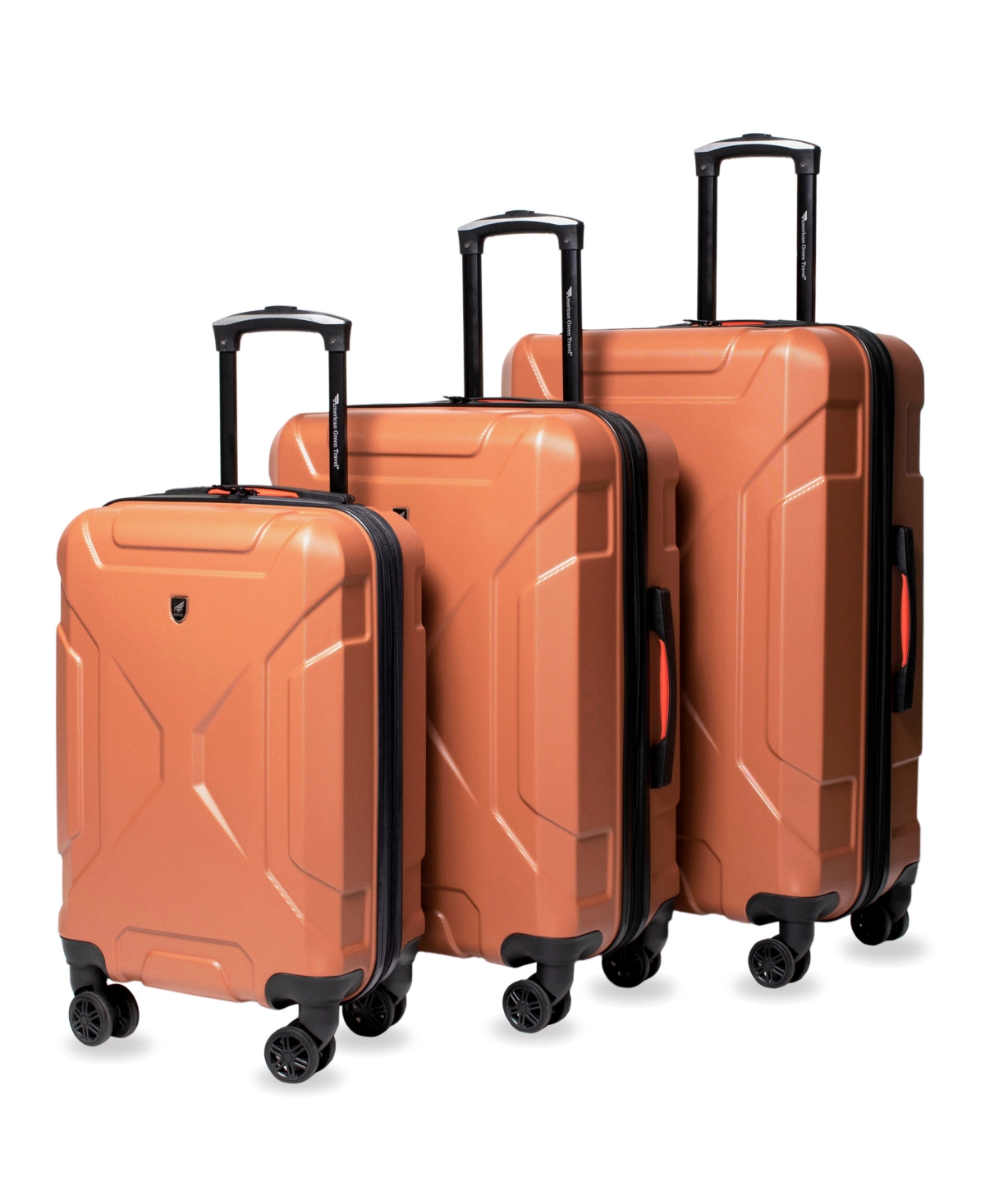American Green Travel Vailor Hardside Expandable Double Spinner Luggage ...