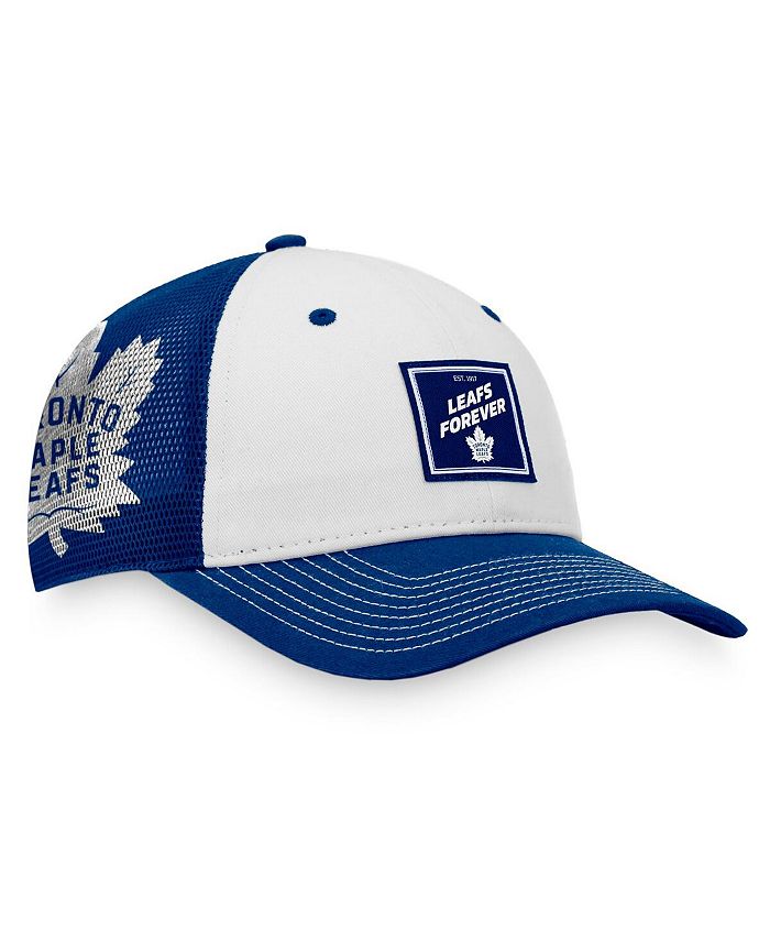 Fanatics Men's Blue, White Toronto Maple Leafs Block Party Snapback Hat ...