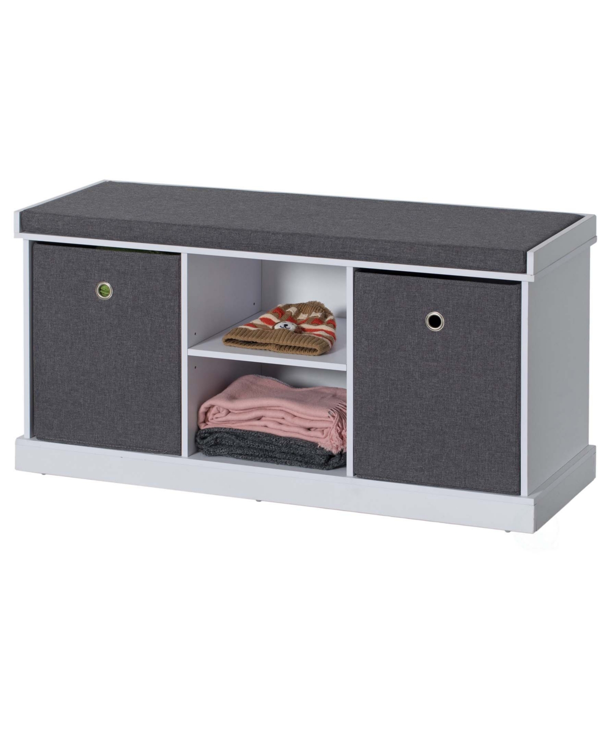 Click here for Basicwise Mdf Storage Box Shoe Bench with 2 Shelve... prices