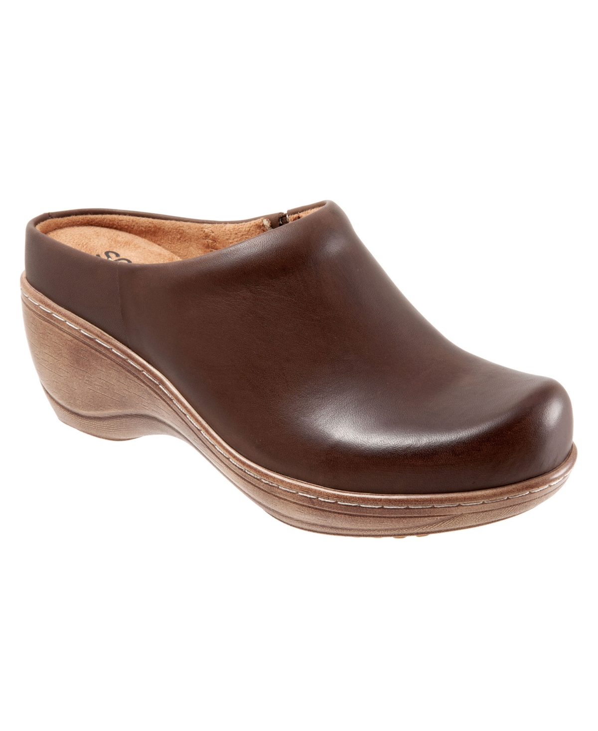 Softwalk Madison Clog - Dark Brown