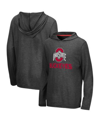 Colosseum Big Boys Heathered Black Ohio State Buckeyes Team Lockup Long ...