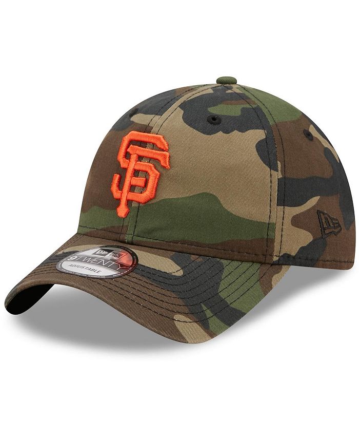 New Era Men's Camo San Francisco Giants Woodland Core Classic 9Twenty Adjustable Hat - Macy's
