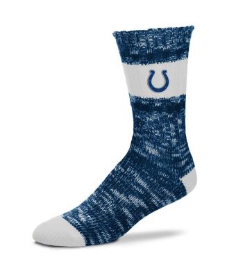Women's For Bare Feet Indianapolis Colts Alpine Stripes Crew Socks - Macy's
