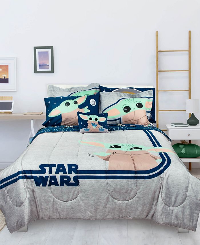 Disney Star Wars Hello Grogu 8-Pc. Full Comforter Set - Macy's
