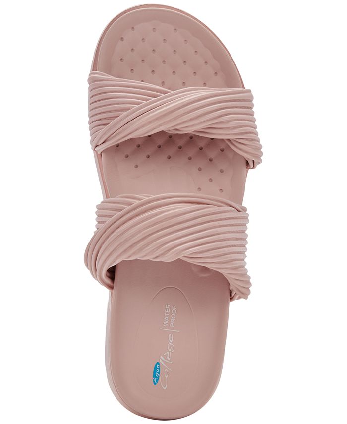 Aqua College Women's Clarissa Waterproof Slide Sandals, Created for ...