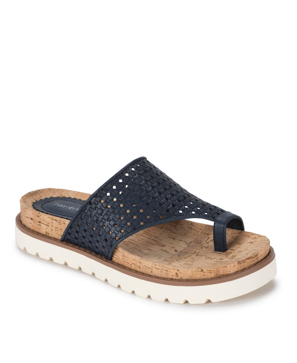 Baretraps Dallyce Platform Slide Sandals Women's Shoes In Navy Blue ...