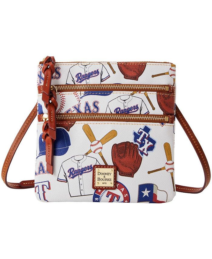 Dooney & Bourke Women's Texas Rangers Game Day Triple-Zip Crossbody ...