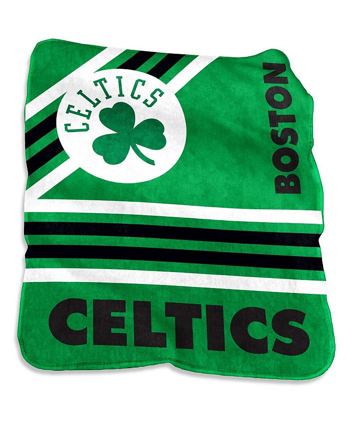 Logo Brands Boston Celtics 50" x 60" Plush Raschel Throw Blanket - Macy's