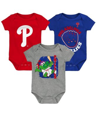 Unisex Newborn Infant Red and Royal and Gray Philadelphia Phillies ...
