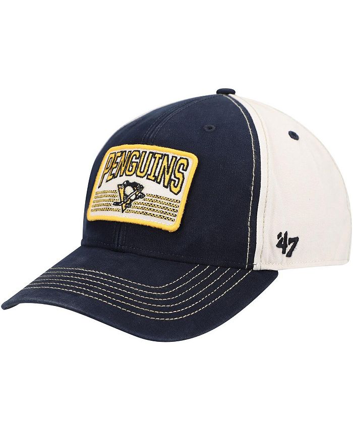 '47 Brand Men's '47 Black Pittsburgh Penguins Shaw Mvp Adjustable Hat ...