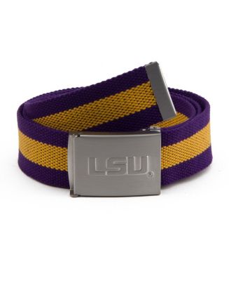 Men's LSU Tigers Fabric Belt - Macy's