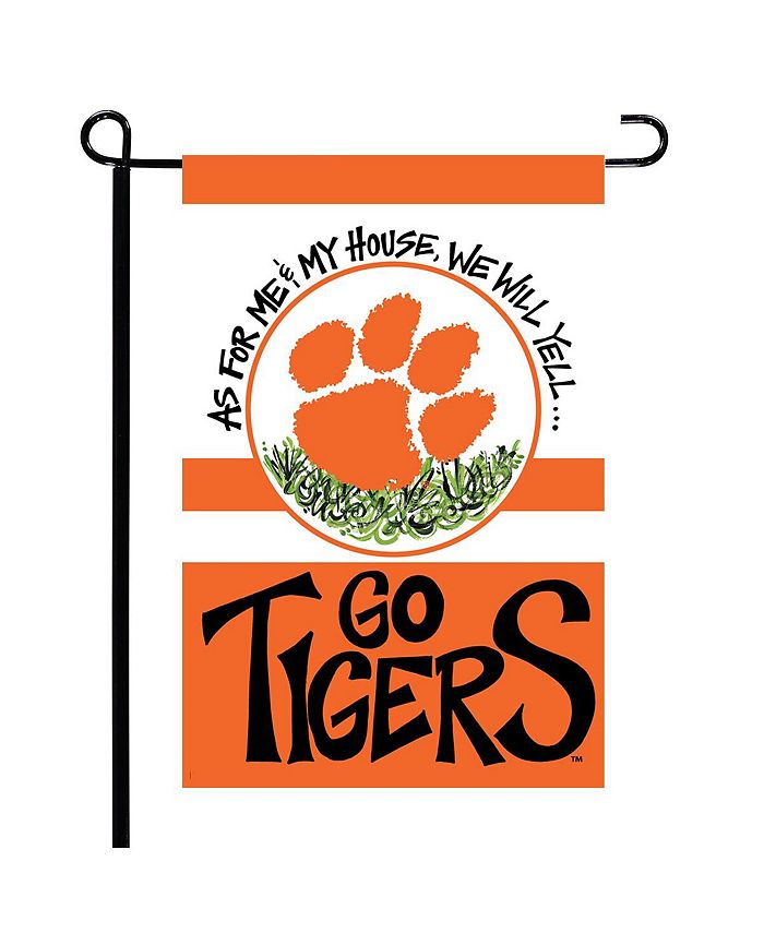 Magnolia Lane Clemson Tigers 12" x 18" Mascot Double-Sided Garden Flag ...