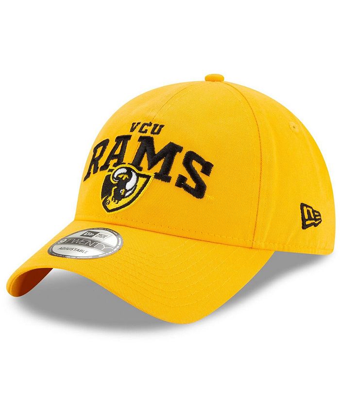 New Era Men's Gold Vcu Rams Arch Over Logo 9Twenty Adjustable Hat - Macy's