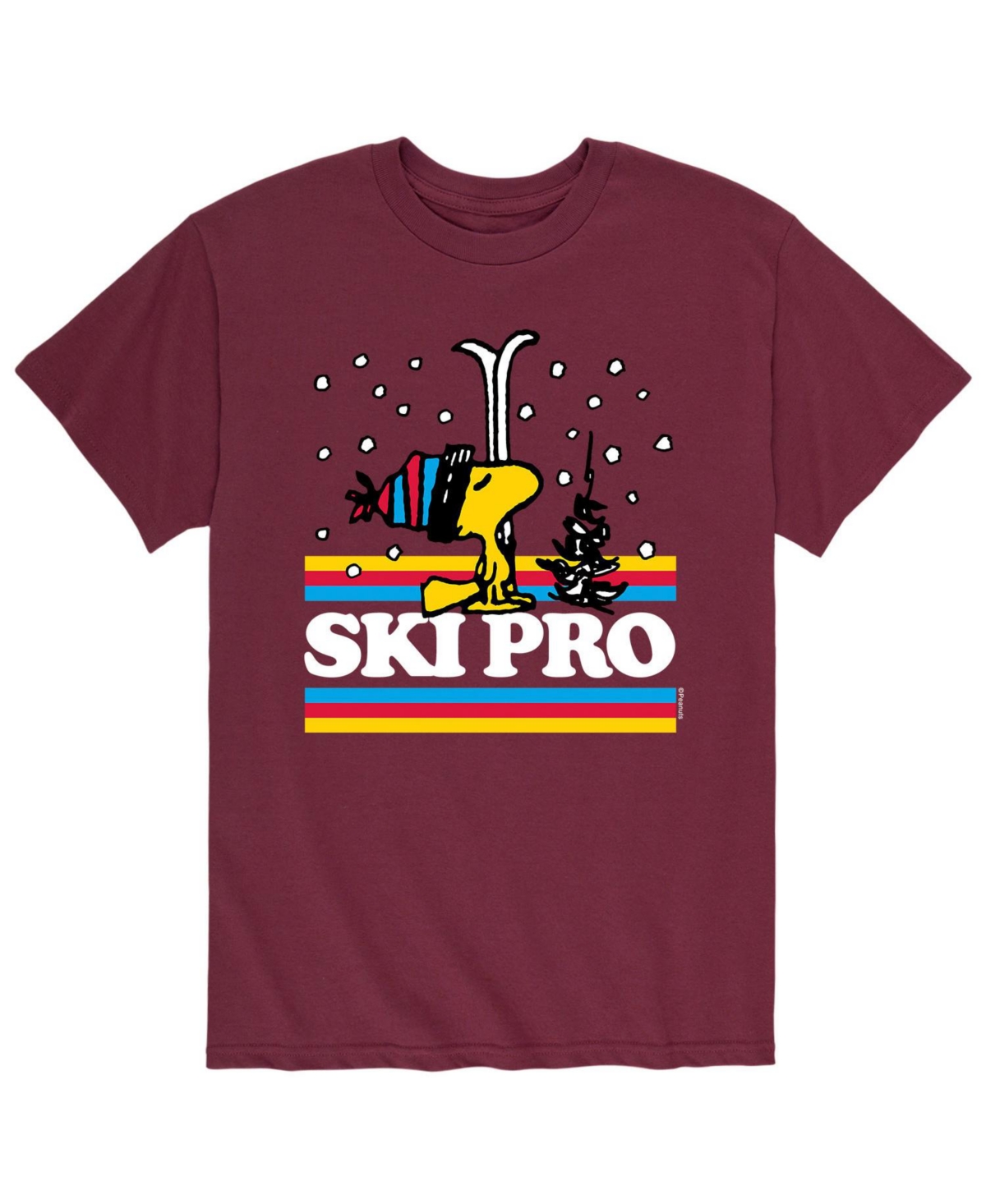 Click here for Mens Peanuts Ski Pro T-Shirt - Red prices