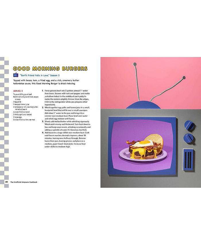 Barnes & Noble The Unofficial Simpsons Cookbook - From Krusty Burgers ...
