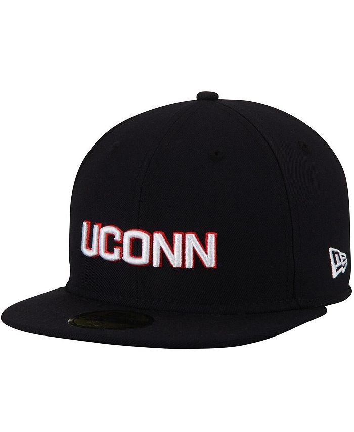 New Era Men's Navy UConn Huskies Basic 59FIFTY Fitted Hat - Macy's