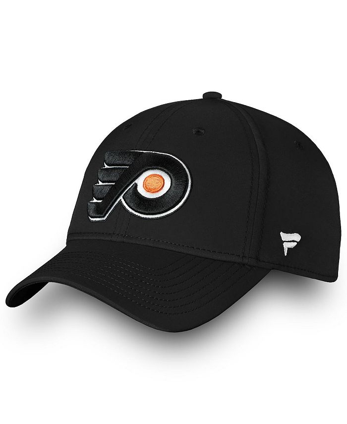 Fanatics Men's Black Philadelphia Flyers Core Primary Logo Flex Hat ...