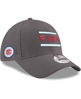 Men's Graphite Chicago Fire Team Wordmark 9FORTY Adjustable Hat - Macy's