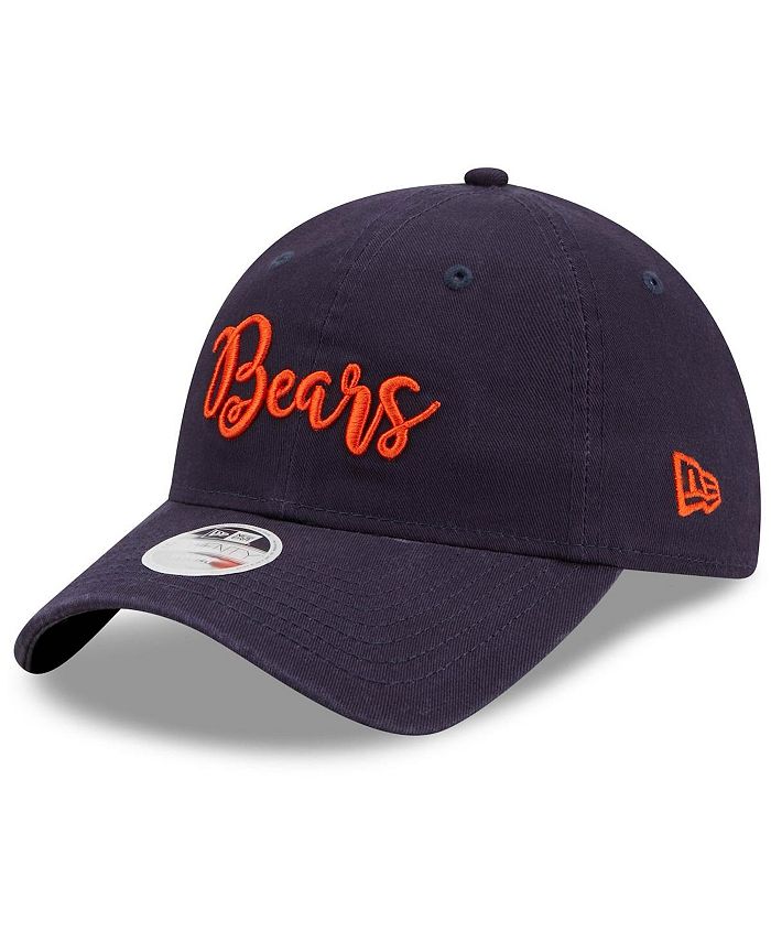 New Era Women's Navy Chicago Bears Script 9TWENTY Adjustable Hat - Macy's