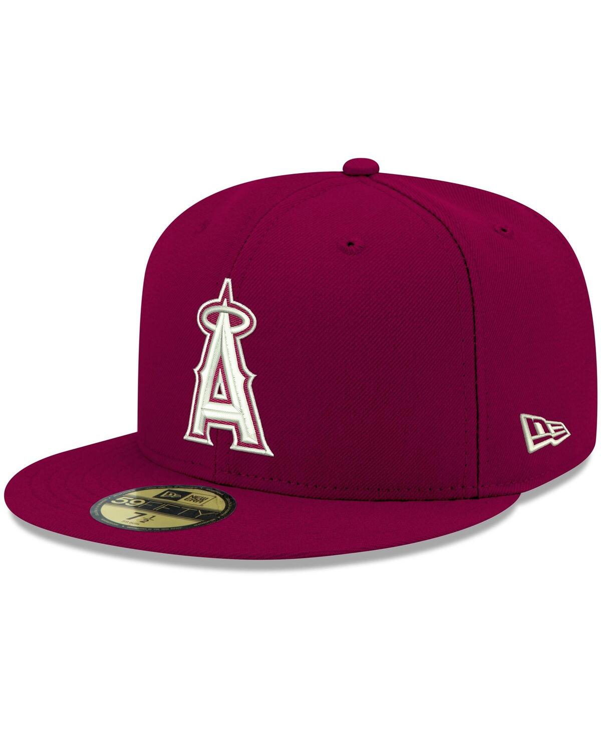 Click here for Mens Cardinal Los Angeles Angels Logo White 59FIFT... prices