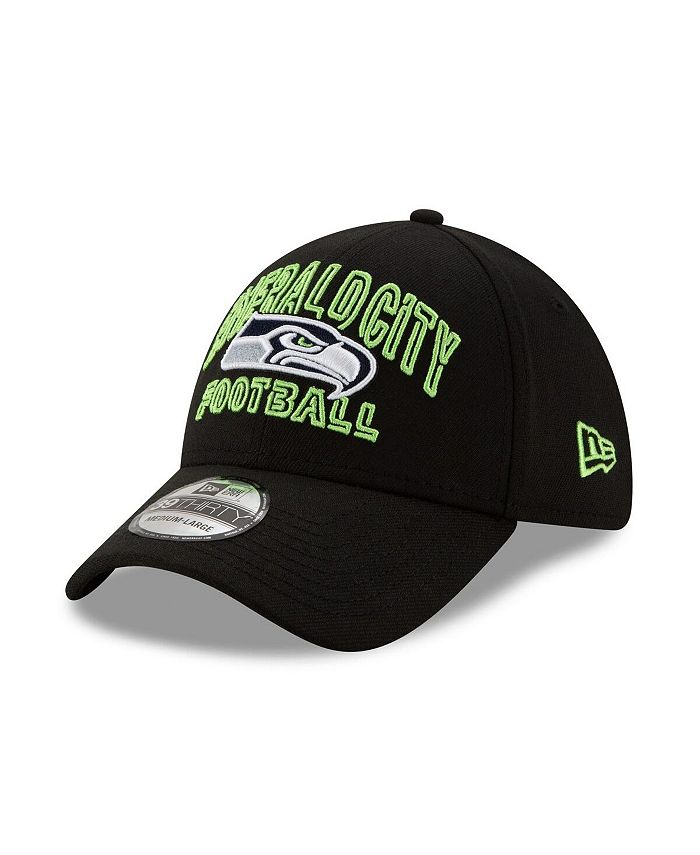 New Era Men's Black Seattle Seahawks 2020 NFL Draft City 39THIRTY Flex ...