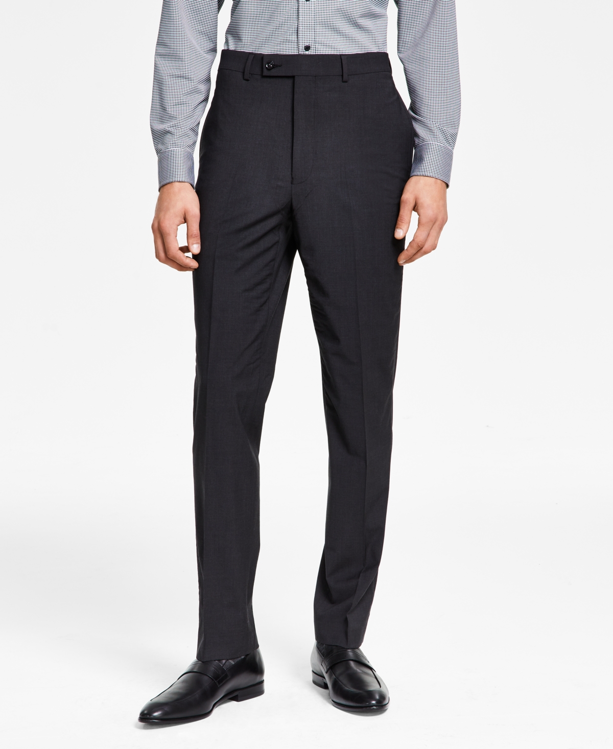Click here for Calvin Klein Mens Slim-Fit Wool Infinite Stretch S... prices