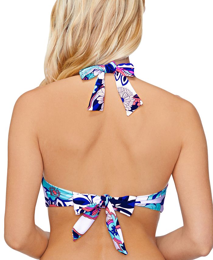 Island Escape Womens Sunshine Halter Underwire Bikini Top Created For