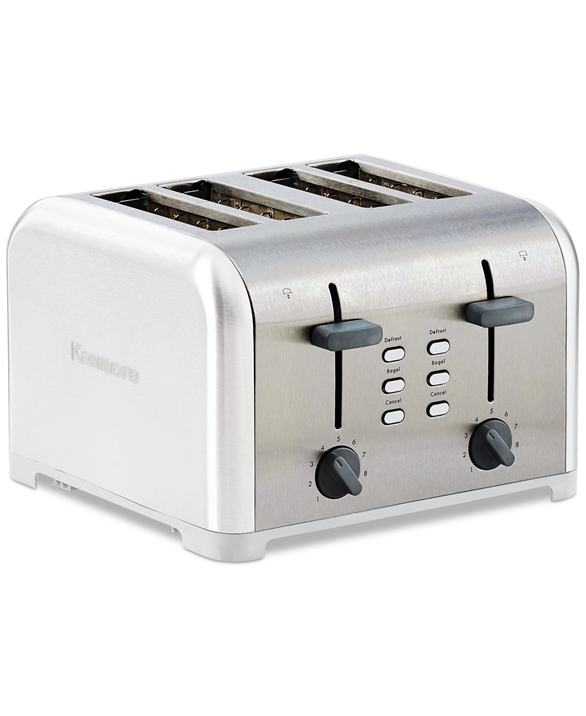 Kenmore Dual-control 4-slice Toaster In Chrome / White | ModeSens