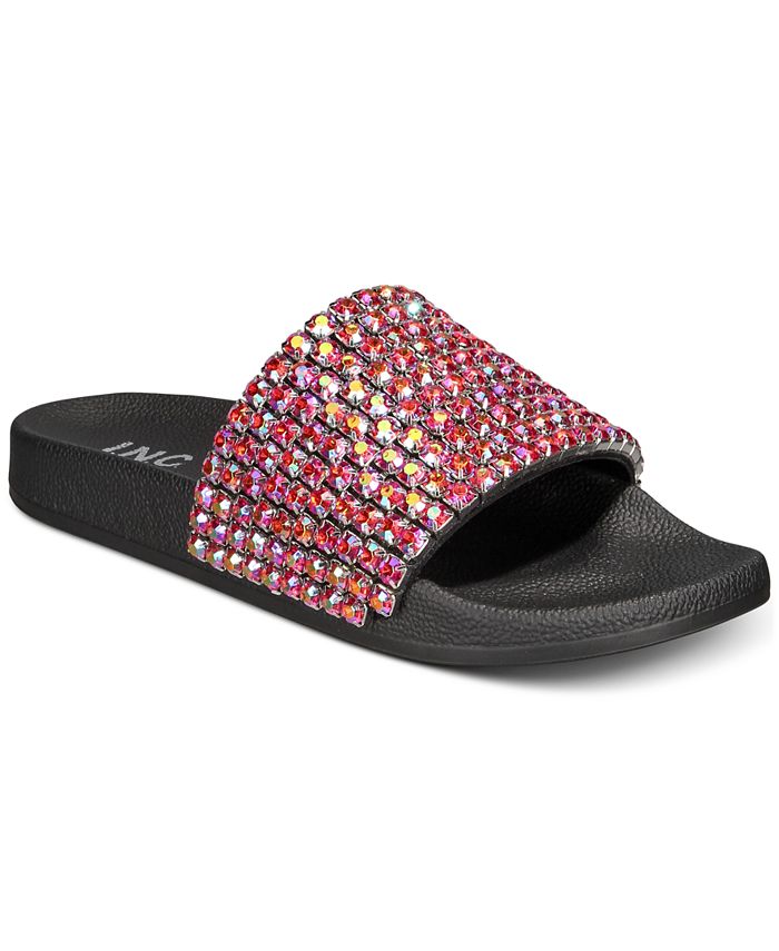 INC International Concepts Women's Peymin Pool Slides, Created for Macy ...
