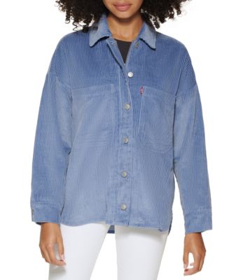 Levi's® Women's Zip-Front Lined Oversized Shacket - Macy's